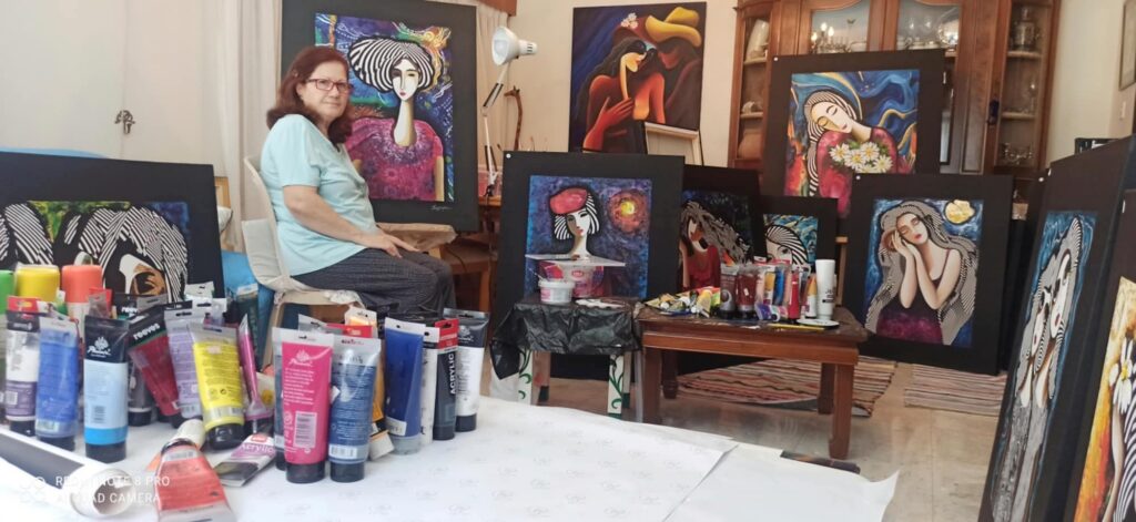 In the Studio: Pantelidou Salomi on Exploring the Depths of Human Experience • Peter's Gallery